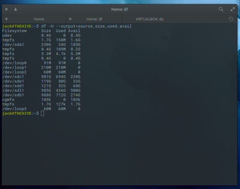 Linux Check Disk Space Command To View System Disk Usage Df And